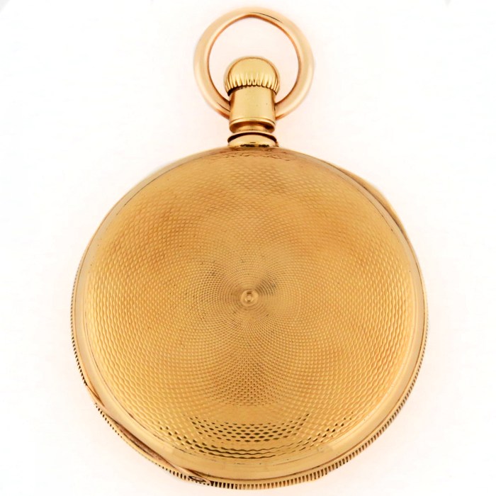 CHAS. E. JACOT (SWISS) 18K 55mm Hunter Case Reverse Winding Special ...